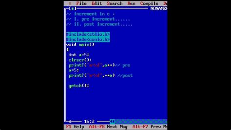 Increment Use In C C Programming Youtubeshorts Coding Shorts Youtube
