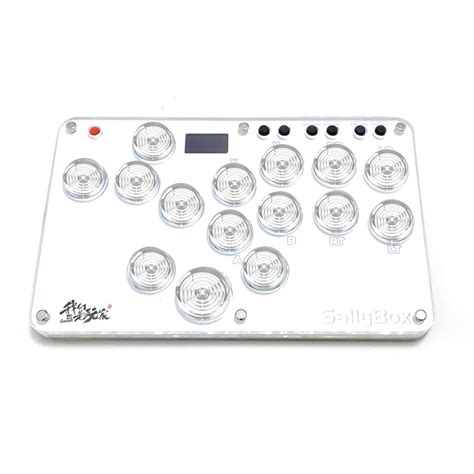 Buy Szjlmkj Mini Hit Box Sallybox With Led Light Fighting Stick Controller Wasd Mixbox