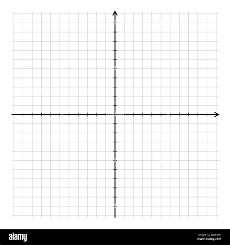 Black X And Y Axes On A Square Grid Background Stock Vector Image And Art Alamy