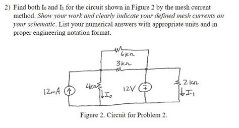 Solved Find Both I And I For The Circuit Shown In Chegg Com