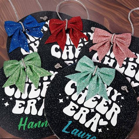 Personalized Pin Me Glitter Cheer Pin Holder In My Cheer Era Pin Me