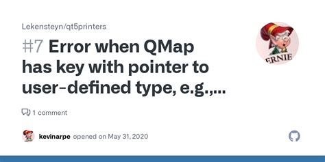 Error When Qmap Has Key With Pointer To User Defined Type Eg