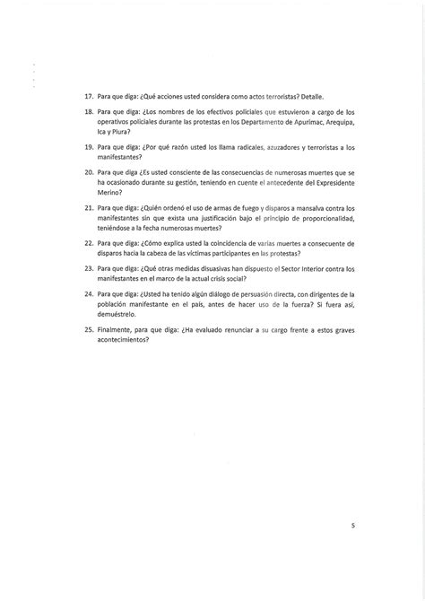 César Cervantes Presentan Moción De Interpelación Contra El Ministro