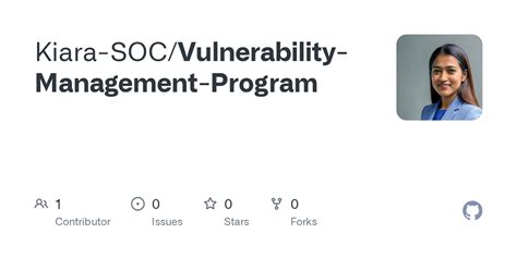 Github Kiara Socvulnerability Management Program
