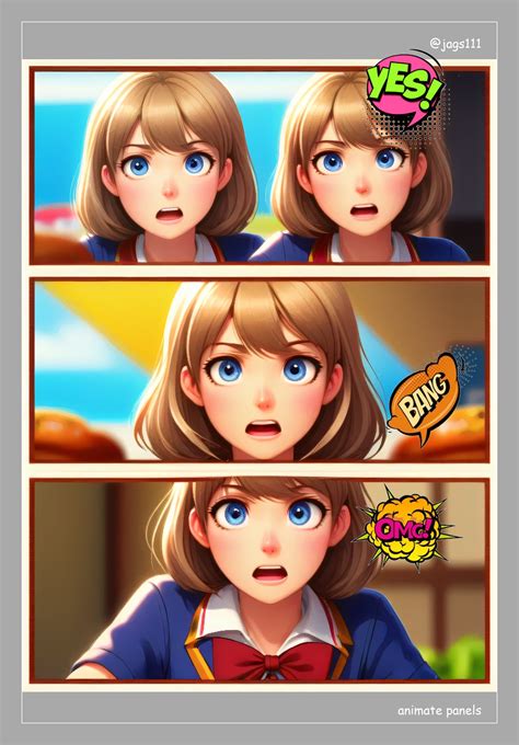 Speech Bubble Overlay On Image Pages For Print Layouts And Manga Or Anime Magazines ComfyUI