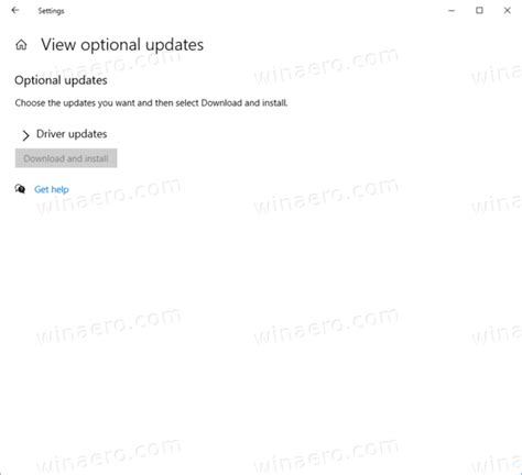 Install Optional Updates In Windows