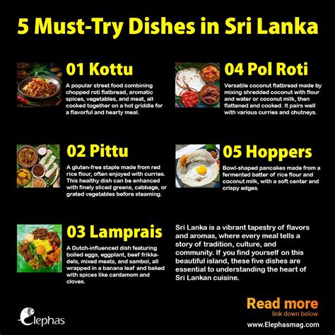Elephas 5 Must Try Dishes In Sri Lanka Exploring These Dishes Will Not Only Satisfy Your Taste