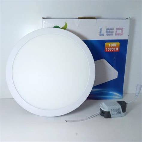 Jual LAMPU DOWNLIGHT LED WATT PUTIH OB LAMPU PANEL LED W BULAT OUTBOW Jakarta Timur