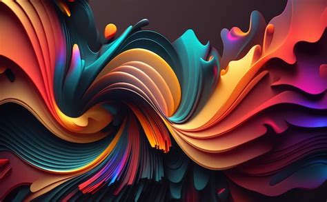 Premium Ai Image Colorful Abstract Background