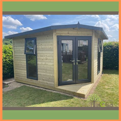 Upvc Corner Summerhouse Fully Insulated Keighley Timber