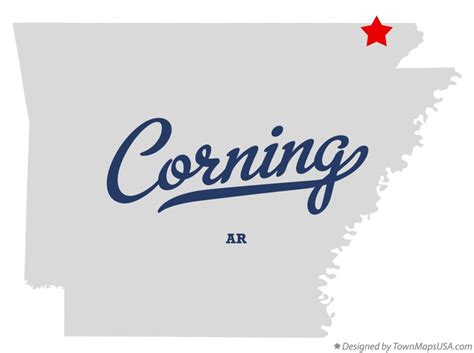 Map Of Corning Ar Arkansas
