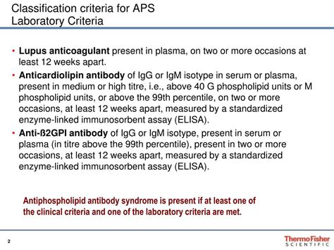 Ppt Classification Criteria For Aps Laboratory Criteria Powerpoint Presentation Id 6406442