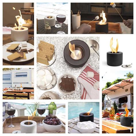 Ang Lifestyle Products Small Mini Smores Maker Tabletop Fire Pit Home And Office Supplies On Sale