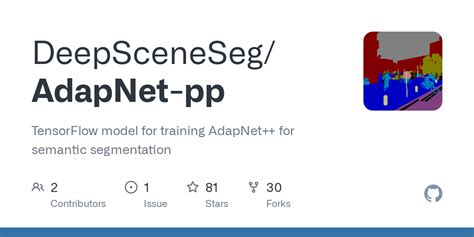 Github Deepscenesegadapnet Pp Tensorflow Model For Training