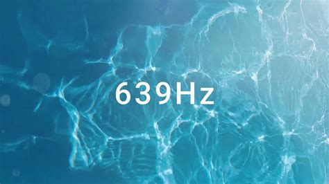 639hz 바닷속 물소리 주파수 음악 3시간 인간관계 개선 사랑 증진 긍정적인 에너지 정서적 안정 부정적 감정