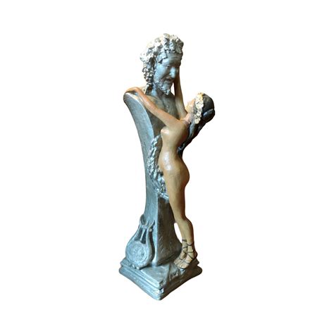 Ancient Large Satyr And Woman Statue Greek Mythology Statue Erotic Statue Grey Brown