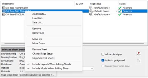 How To Plot Set Up Page And Publish With Autocad