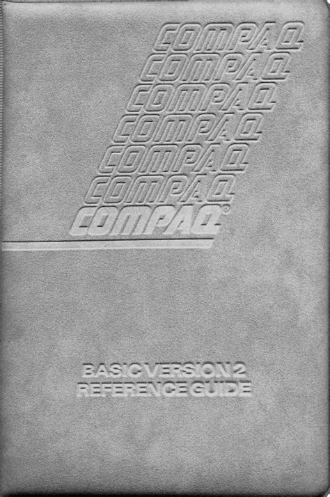Basic Version 2 Reference Guide Manual Computing History