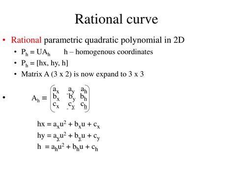 Ppt Rational Curve Powerpoint Presentation Free Download Id2960779
