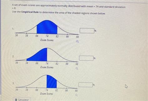 Solved A Set Of Exam Scores Are Approximately Normally
