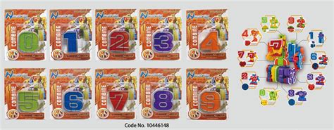 Wholesale Digital Diy Assembly Deformation Robot Number Transformation