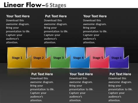 Ppt Illustration Of Six Sequential Practice The PowerPoint Macro Steps Process Graphic