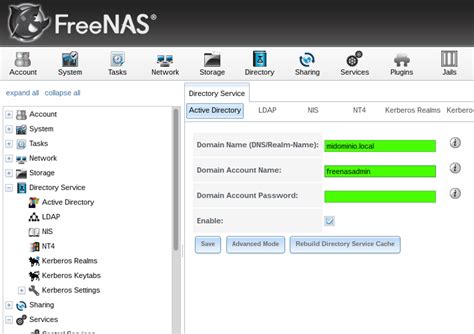 Como Conectar FreeNAS A Un Active Directory Ya Existente Blog Minestron