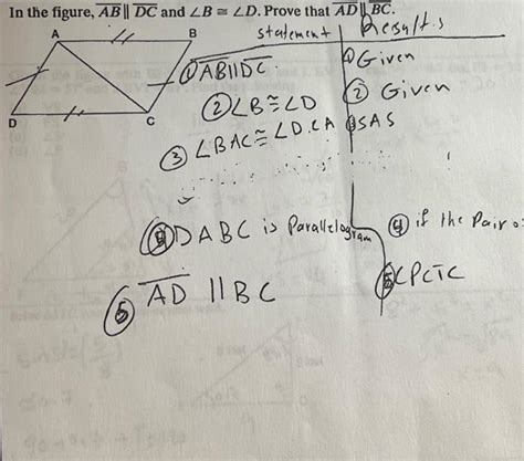 Solved In The Figure ABDC And BD Prove That ADBC Chegg Com