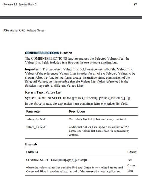 Rsa Archer Field Error A Parameter Expected To Be A Single Value Was Multiple Values Stack