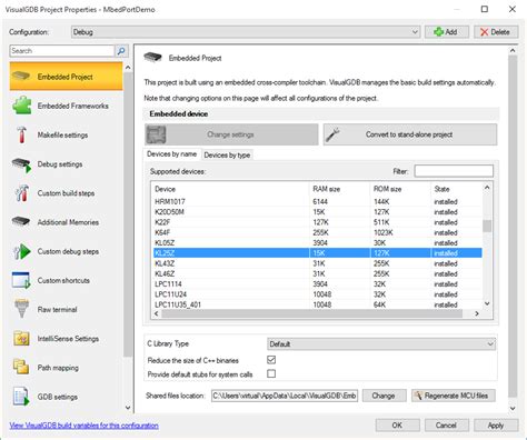 Porting Embedded Code With Mbed And Visualgdb Visualgdb Tutorials