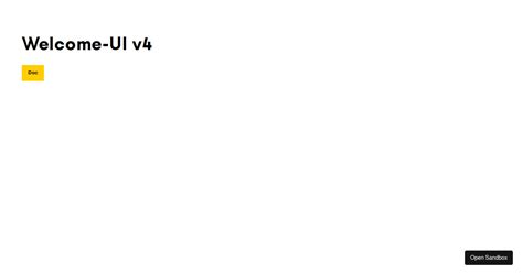 Welcome Ui V4 Codesandbox