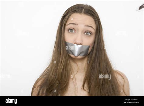 Tape Over Mouth Girl At Gail Carroll Blog