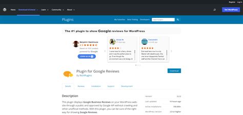 Plugin For Google Reviews Plugin For Google Reviews