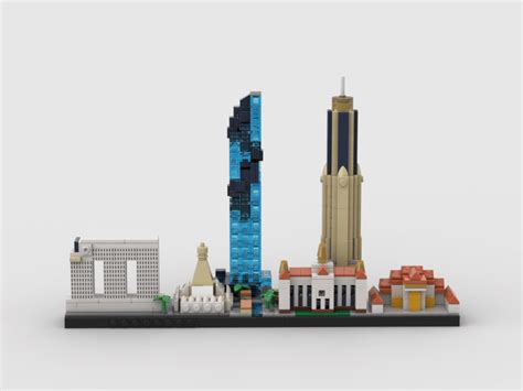 More Custom Architecture Skylines R Lego