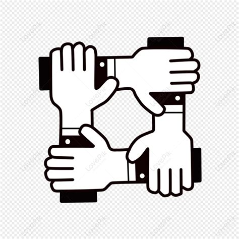 ความสามัคคีและความร่วมมือการ์ตูน Png ฟรี การ์ตูนรูป Lovepik