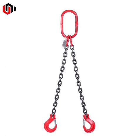 Heavy Duty Chain Lifting Sling Steel Chain Sling With High Strength Lifting Ring And Sling