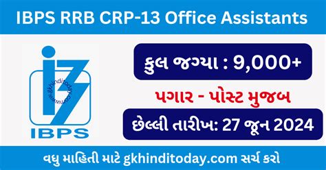 Ibps Rrb Crp 13 Office Assistants Officer Scale I Ii Iii