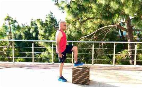 How To Do Alternating Step Ups Exercise At Home I Video Just Fitness Hub