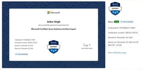 Ankur Singh On Linkedin Microsoftcertified Azuresolutionsarchitect