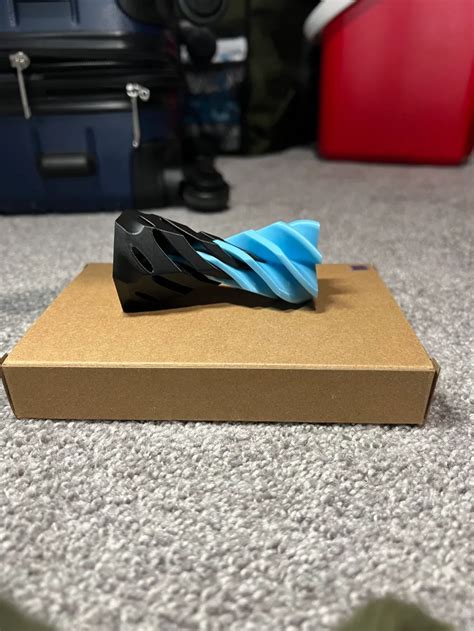 Spiral Helix Fidget Toy V4 Hexagonal By Crownwalker Makerworld
