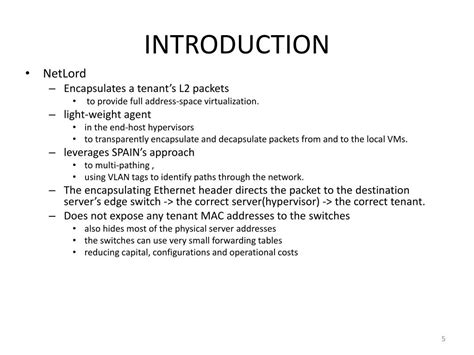 Ppt Netlord A Scalable Multi Tenant Network Architecture For