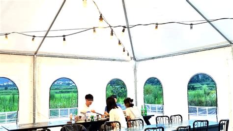 몽골텐트 대형몽골텐트 저상형몽골텐트설치 Youtube