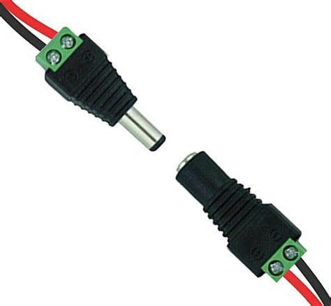 Разъем питания Dc штекер 1шт 5 5х2 5мм с клеммной колодкой штекерный разъем адаптера питания