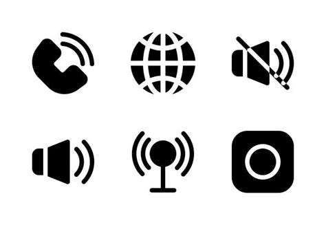 Communication Glyph Icons By Icon Box