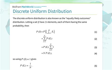 Discrete Distribution Example