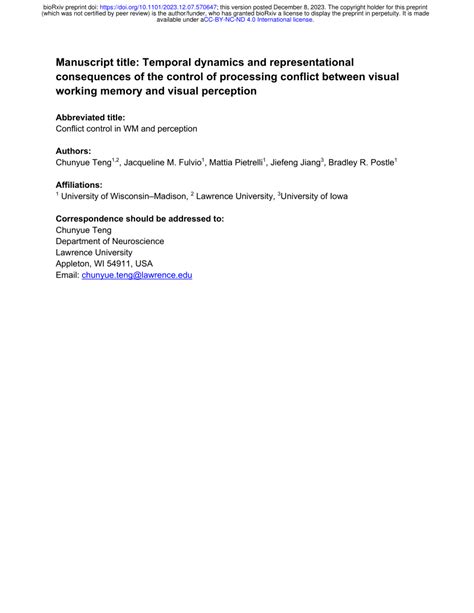 pdf temporal dynamics and representational consequences of the
