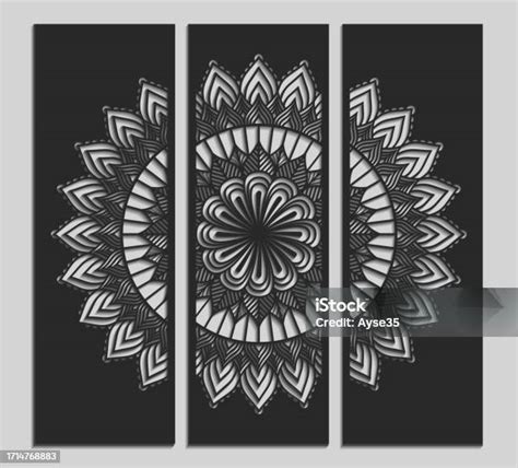 장식 Cnc 레이저 컷 Mdf 대형 만들라 디자인 장식 벽 패널 만다라의 장식 레이저 컷 부분 장식 레이저 절단 벽 패널 벡터 3 패널 벽 아트 프레임 레이저 절단 템플릿