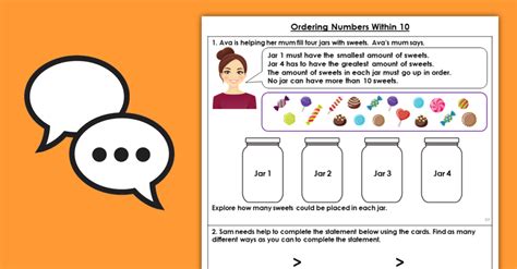13 Ordering Numbers Within 10 Classroom Secrets