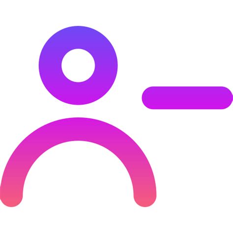 Delete Account Free User Icons