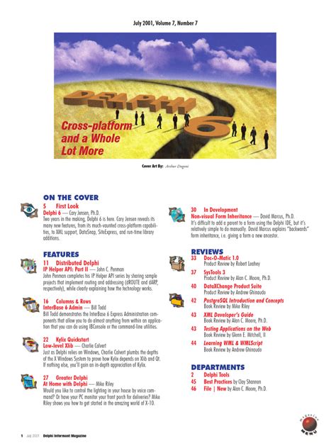Delphi Informant Magazine 1995 2001 Pdf System Software